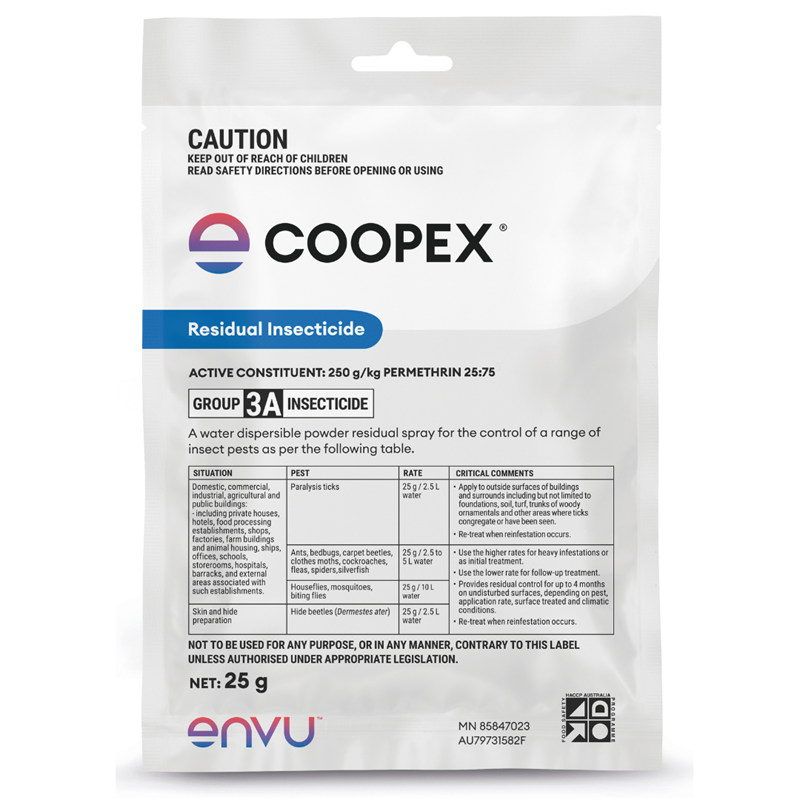 Coopex Residual Insecticide | 25g | Permethrin | BUY ONLINE – Easy Pest ...