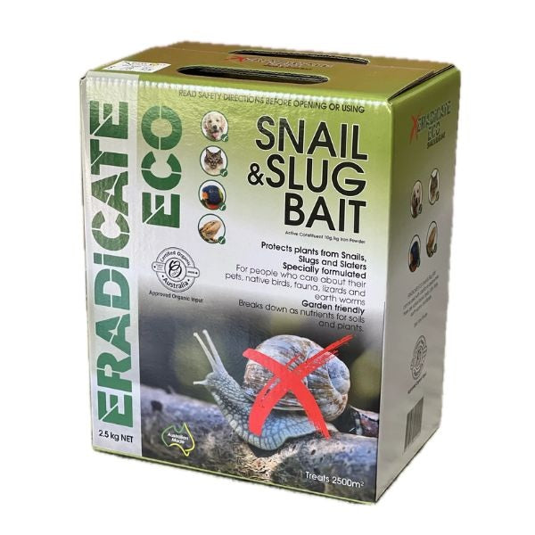 Eradicate Snail & Slug Bait 10g/kg Iron Powder | BUY ONLINE – Easy Pest ...