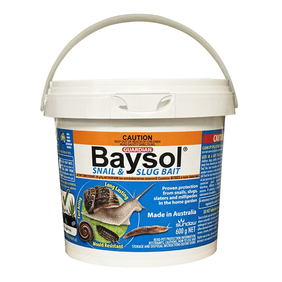 Baysol Snail & Slug Bait 600g 20g/kg Methiocarb | BUY ONLINE – Easy ...