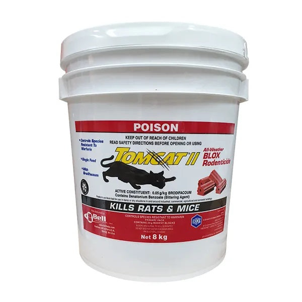 Tomcat II Rat Bait | 800g Bucket | Kills Rats Fast| BUY ONLINE – Easy ...