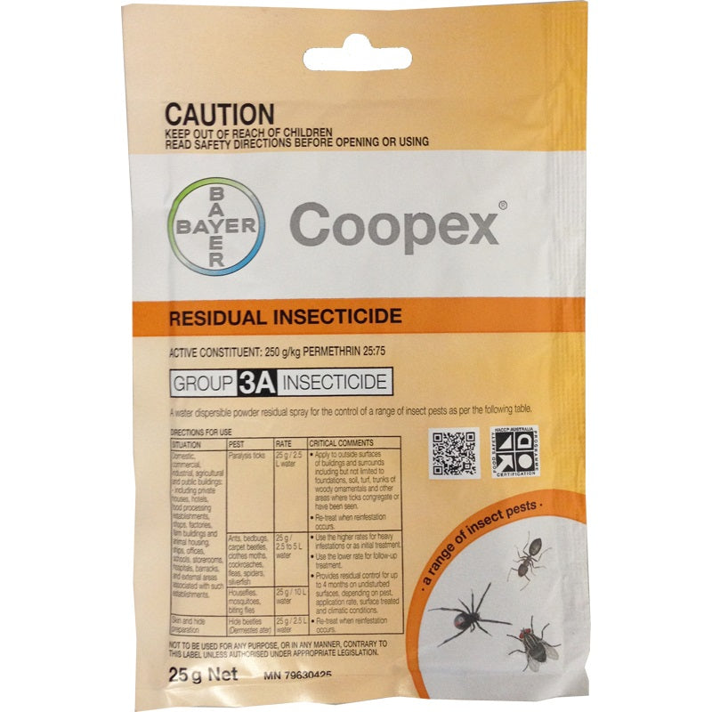 Coopex Residual Insecticide | 25g | Permethrin | BUY ONLINE – Easy Pest ...