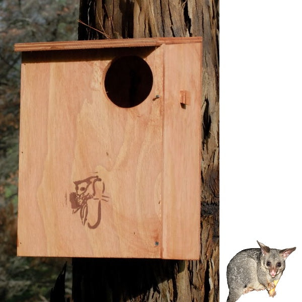 Possum Nesting Box Kit | Brushtail | Wooden | BUY ONLINE – Easy Pest ...