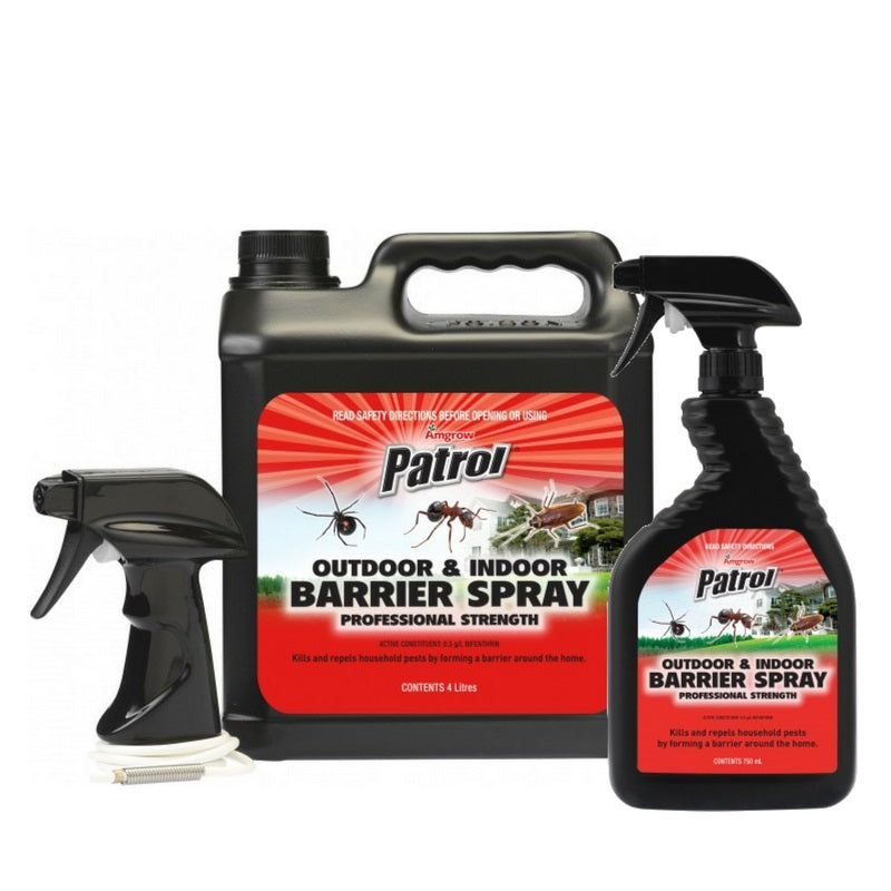 Amgrow Patrol Barrier Spray Bifenthrin 750ml or 4L | BUY ONLINE – Easy ...