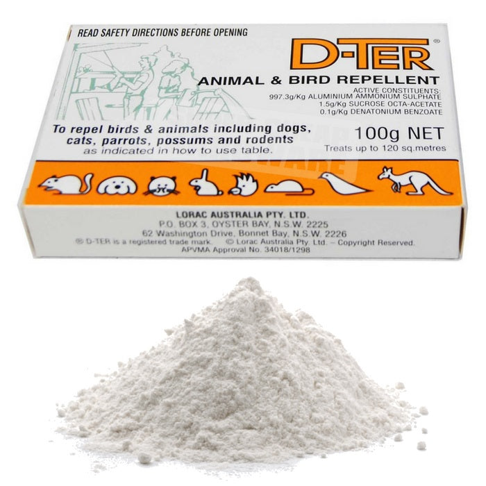 D-Ter Animal Bird Repellent |100g | Possum Repellent | BUY ONLINE ...