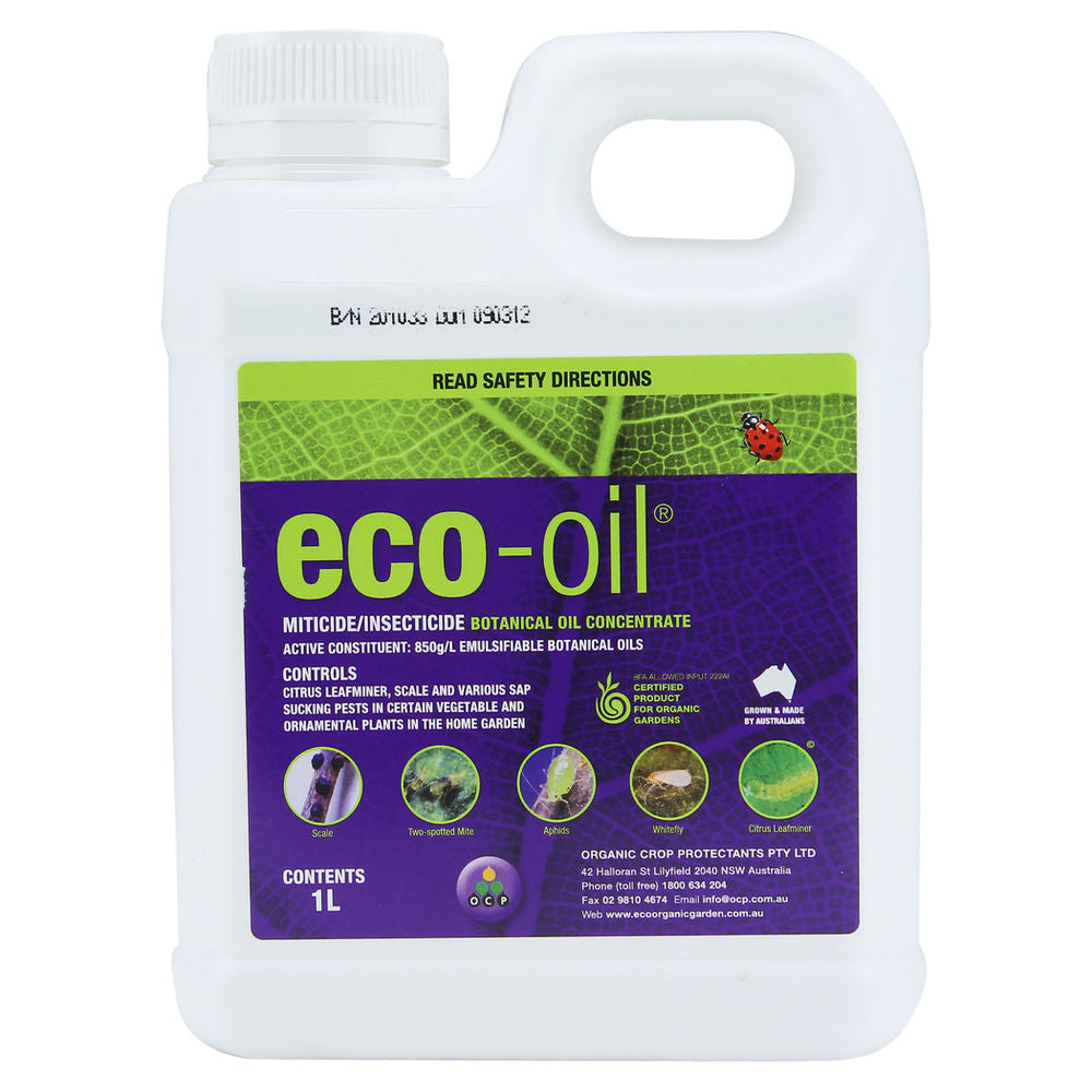 Eco Oil Miticide Insecticide - Organic | BUY ONLINE – Easy Pest Supplies