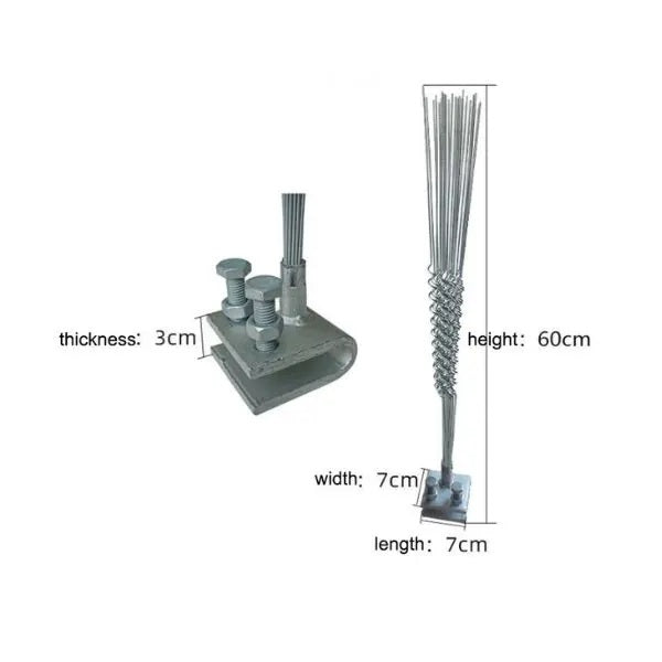 Bird Off Deterrent Galvanized Galvanised Steel | BUY ONLINE – Easy Pest ...