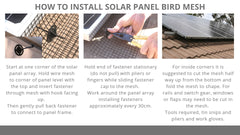 Solar Skirt Solar Panel 30m Kit - Solar Panel Bird Mesh Kit | BUY ...
