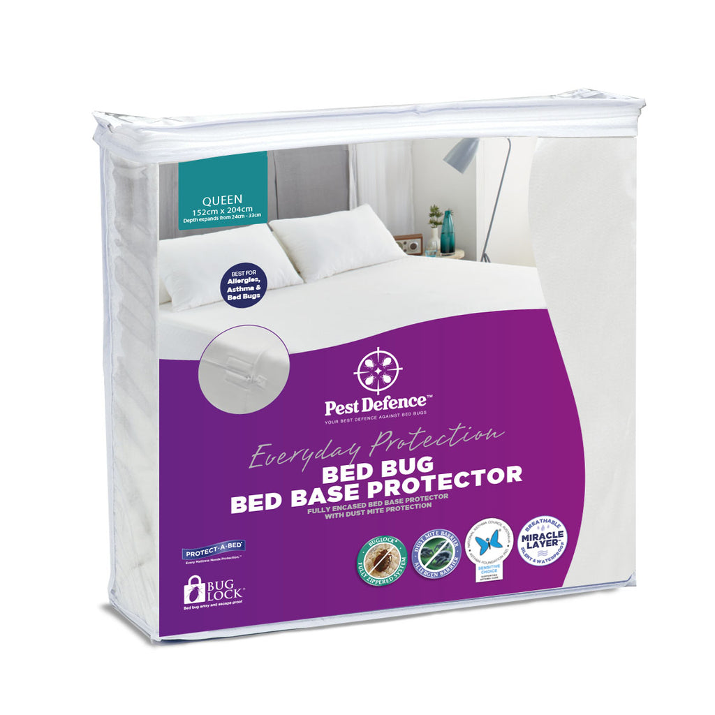 Bed Bug Mattress Base Protector 33cm | Single Double Queen King | BUY ...