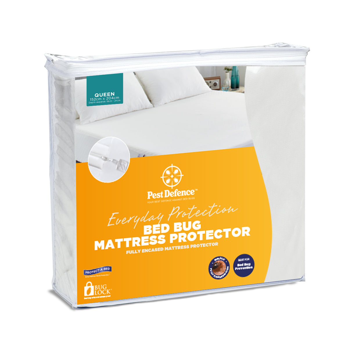 Bed Bug Mattress Protector 24cm | Single Double Queen King | BUY ONLINE ...