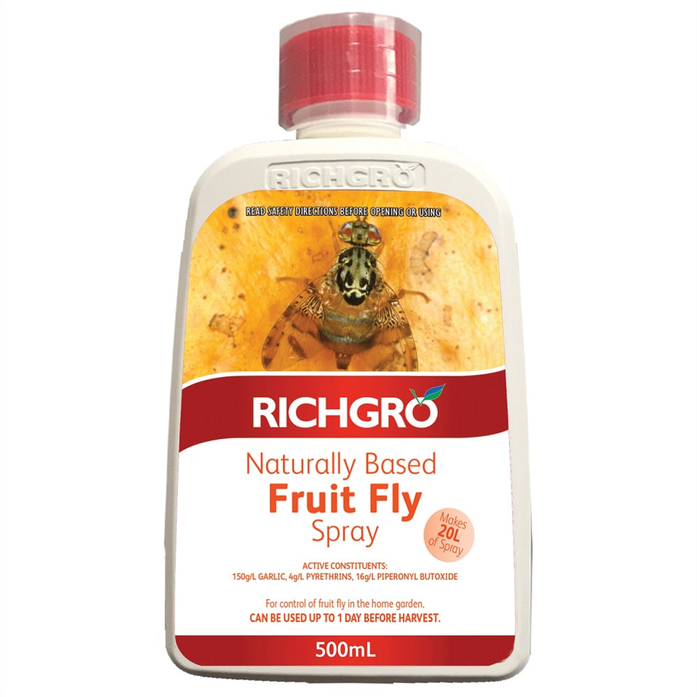 Richgro Naturally Based Fruit Fly Spray Concentrate 500ml | BUY ONLINE ...