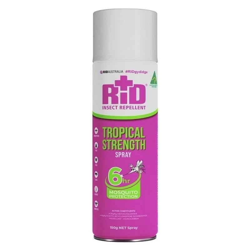 RID Tropical Strength Insect Repellent + Antiseptic Aerosol | BUY ...