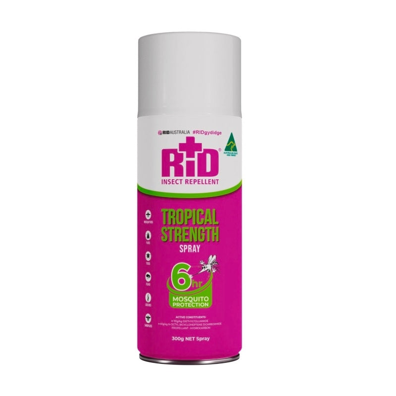 RID Tropical Strength Insect Repellent + Antiseptic Aerosol 300g | BUY ...