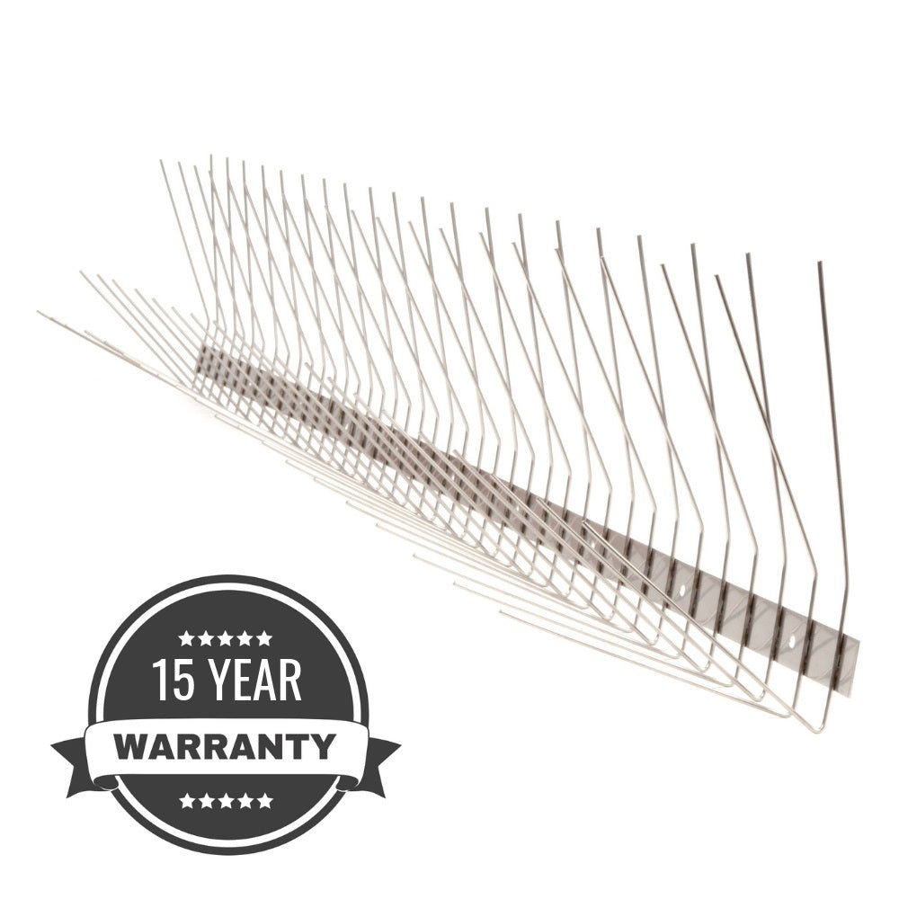 Solar Panel Bird Spikes Stainless Steel | BUY ONLINE – Easypestsupplies