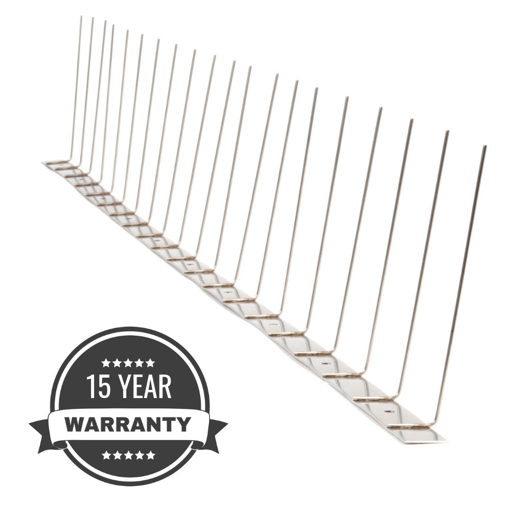 Stainless Steel Bird Spikes - Single Row | BUY ONLINE – Easy Pest Supplies