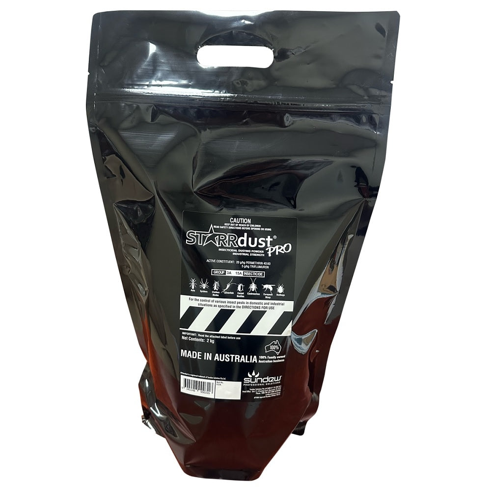 Starrdust Pro 2kg Dust Permethrin + Triflumuron | BUY ONLINE – Easy ...