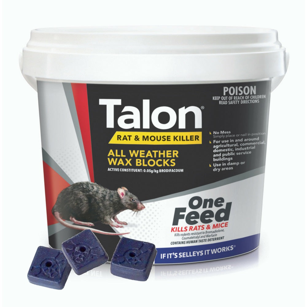 Talon Wax Blocks | Rat Poison | Mouse Bait | BUY ONLINE – Easy Pest ...
