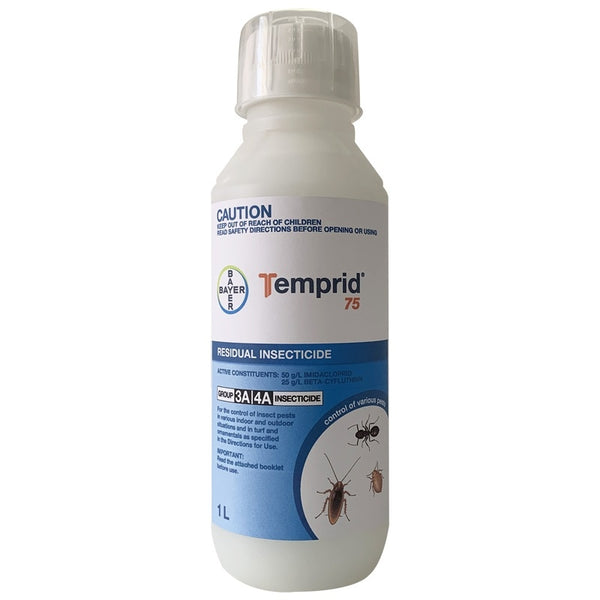 Temprid 75 Residual Insecticide 1 Litre or 5 Litre | BUY ONLINE – Easy ...