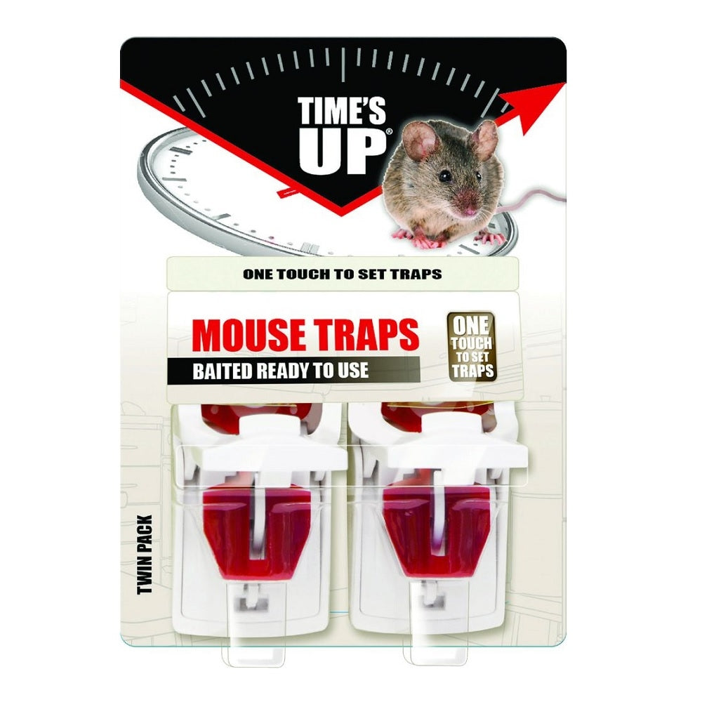 Time's Up Heavy Duty Baited Mouse Trap - 2 Pack | BUY ONLINE – Easy ...