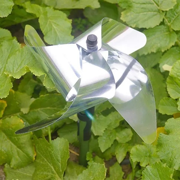Reflective Spinning Silver Windmill Bird Scarer – 2 Pack | BUY ONLINE ...